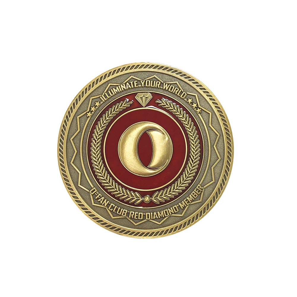 Olight Roter Diamant Coin Exklusiver Sammlerartikel für Mitglieder ...